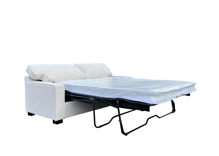 fabric sofa bed function sleeper couch pure foam timber leg double size bed